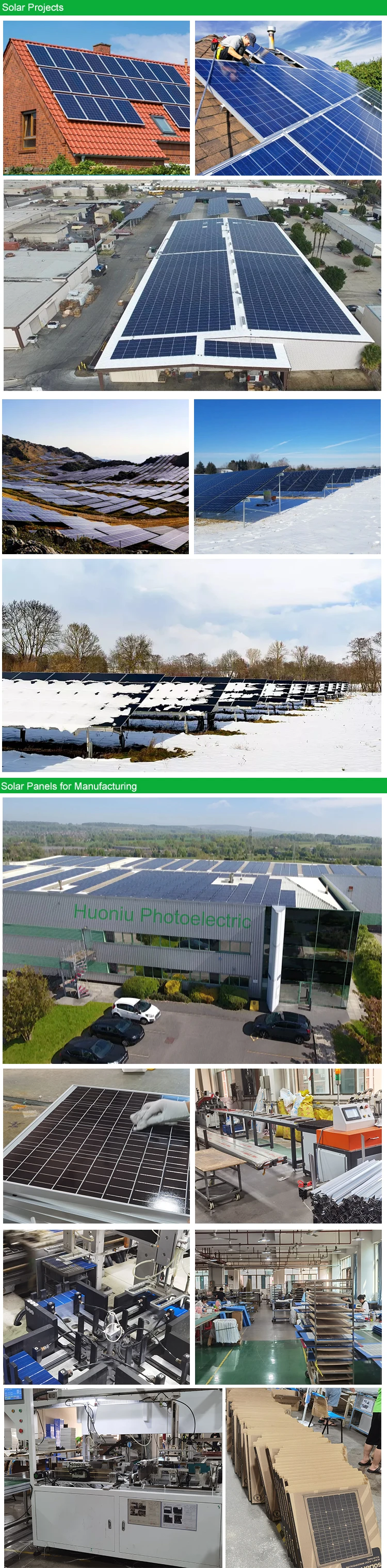 All Black Frame 330w Monocrystalline Photovoltaic Solar Panels With ...