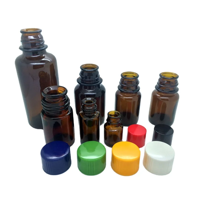 5ml 10ml 15ml 1oz 30ml 60ml 125ml brown amber wide bell mouth glass ...