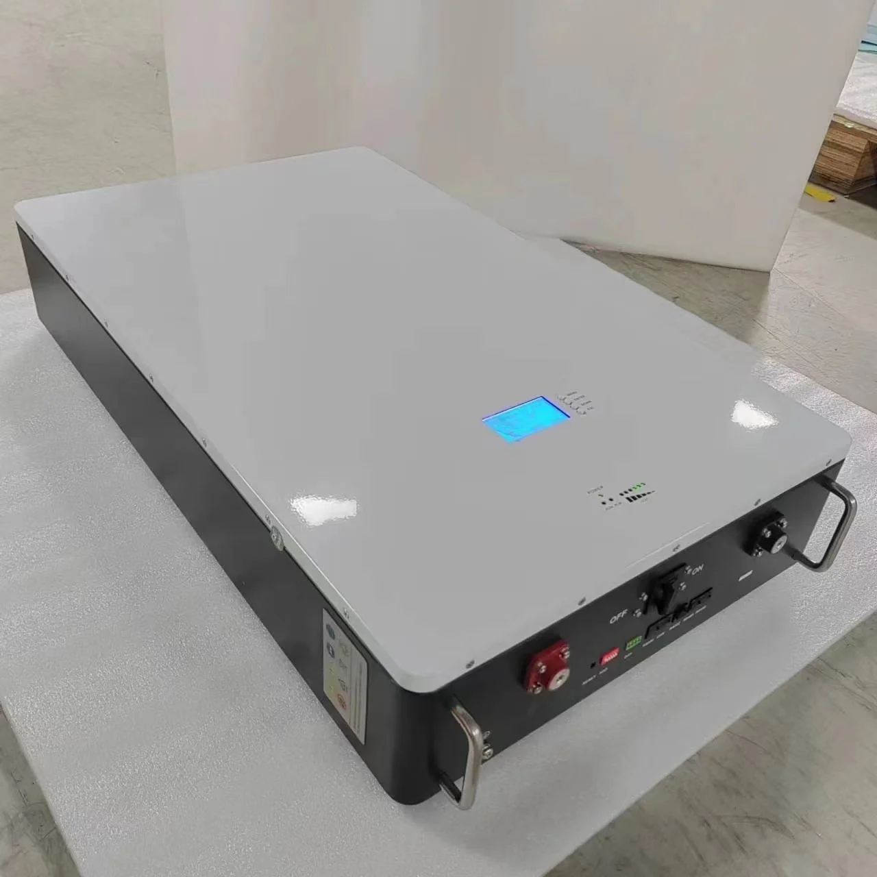 Wall-mount 24v 48v 51.2v100ah 200ah 300ah Lifepo4 Battery Pack Li-ion ...