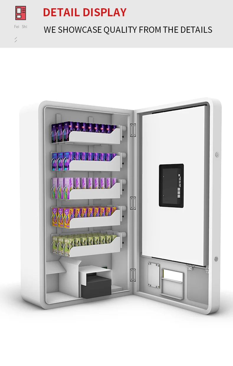 Container Retail Vending Machine Supplement Vending Machines For Snacks ...