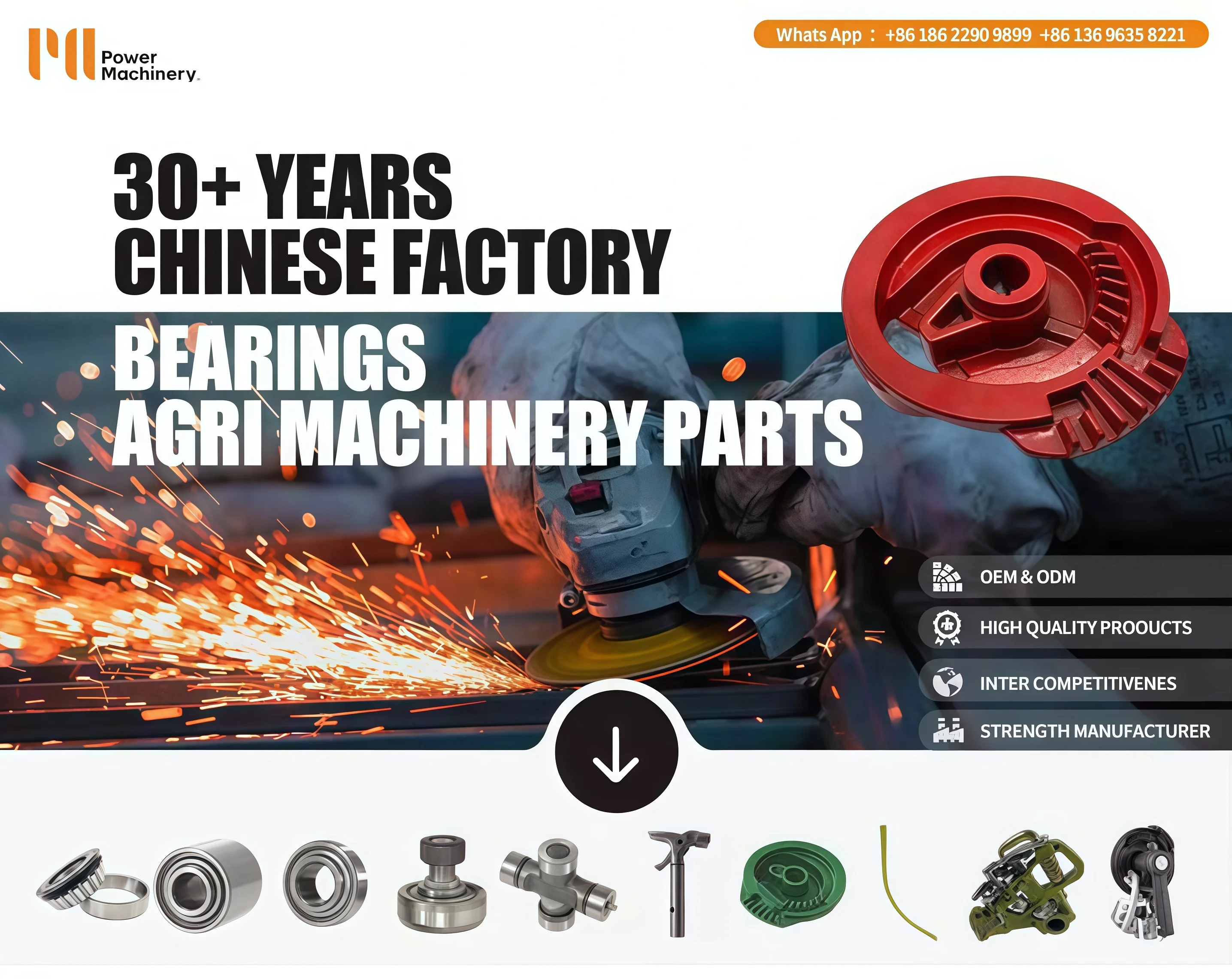 Agricultural Machinery Baler Spare Parts Knotter Disc for MF1839 MF1840