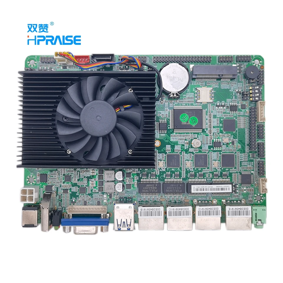 4 Inch X86 Firewall Router Motherboard Core I5-5300U on Board 4 LAN ...