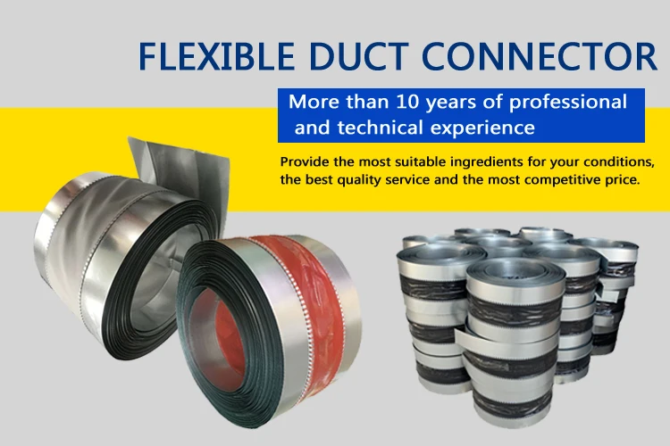Flexilbe Duct Connector Ventilation Ductwork Fireproof Canvas ...