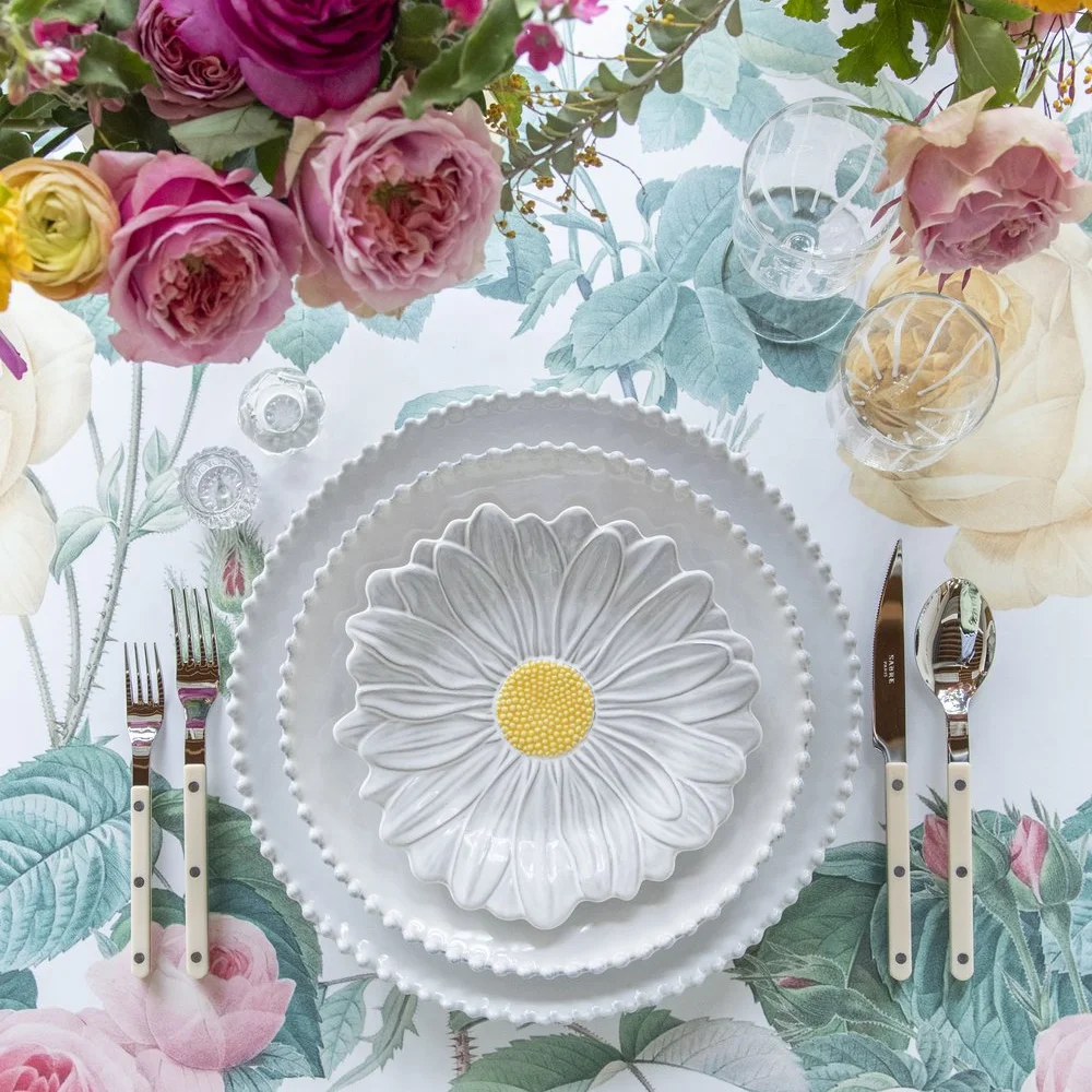 Alibaba.com: Delicately White Scalloped Edge Charger Plate with Beaded ...
