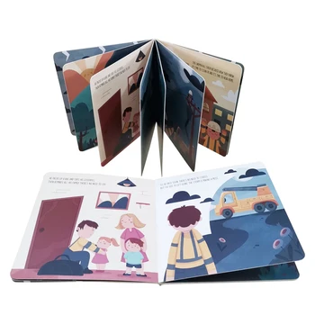 Wholesale Children's Education Story Books Custom Printed Round Corner ...