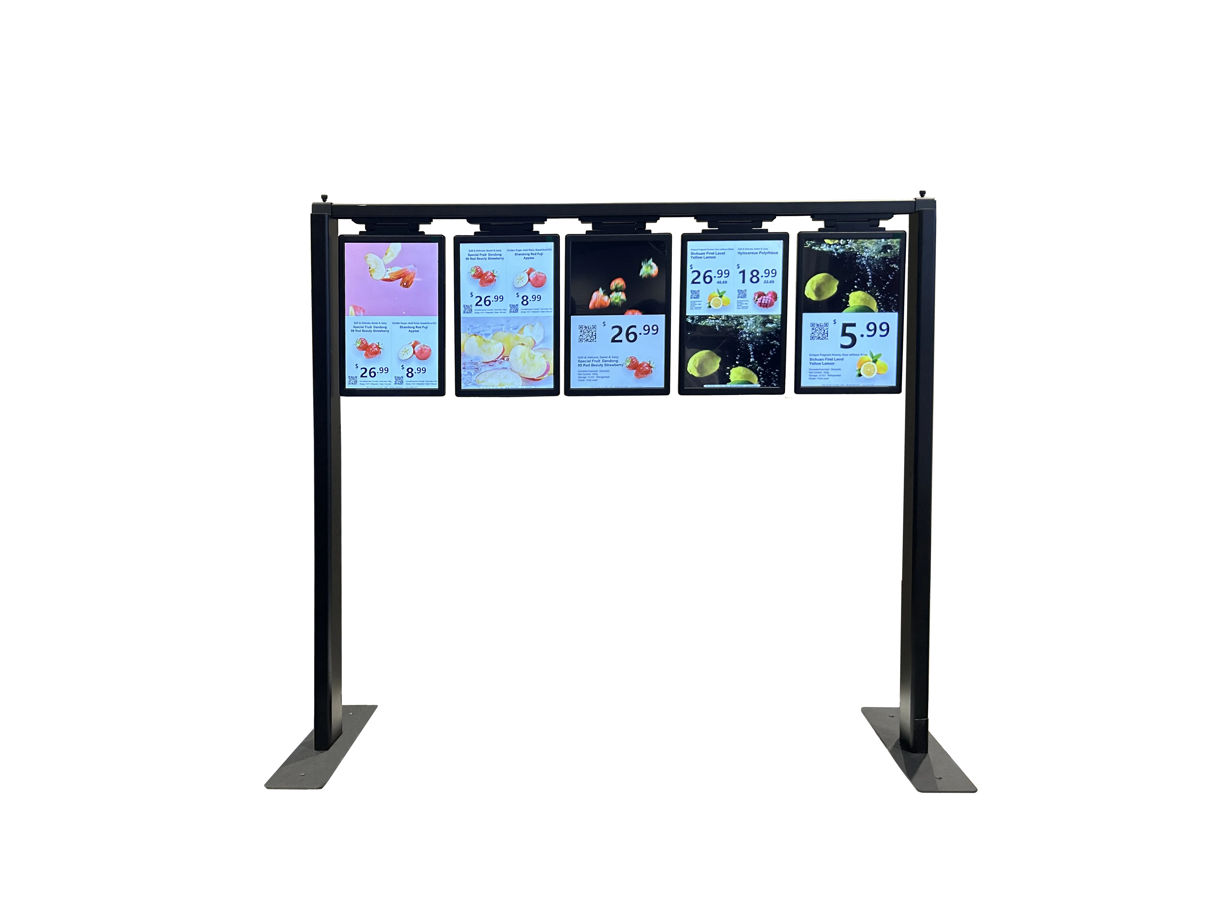 Rechargeable Digital Poster Electronic Shelf Label 10.1'' Full Color ...