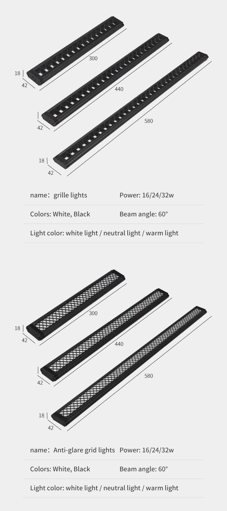 Ultra Thin Magnetic Track Rail System - Dimmable LED Lights