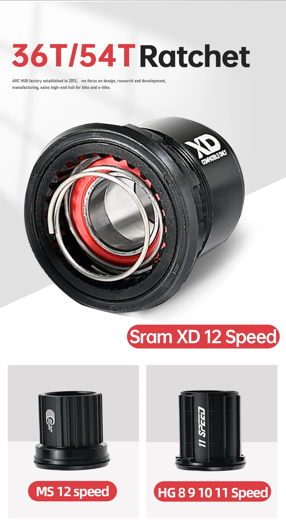 New Arrival Bicycle Accessories Aluminum Alloy 12s/XD 12S MTB Hub ...
