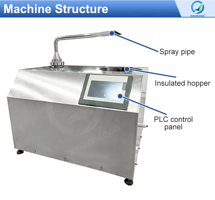 OCEAN Table Top Dispenser Drops Machine Price Chocolate Drip Fountain