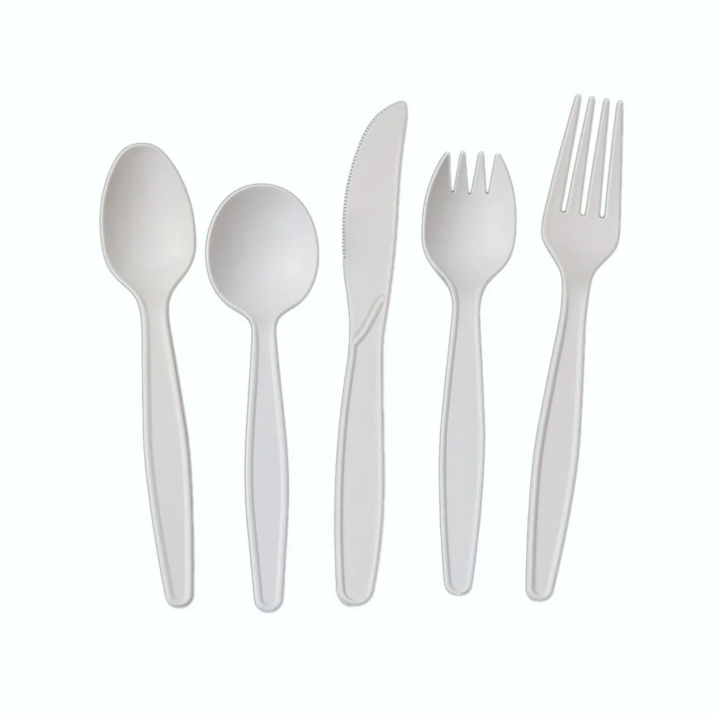 Alibaba.com: Corn Starch Bioplastic Cutlery Disposable: biodegradable ...