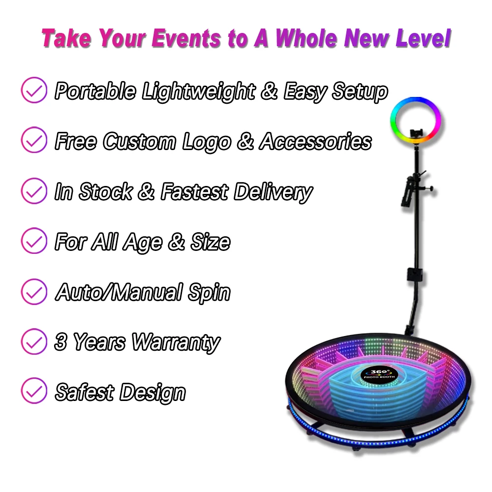 2023 New Green Screen Enclosure Background Custom Logo 360 Booth Stand ...