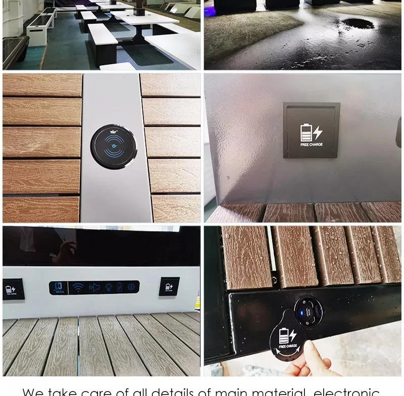 Smart Park Chairs - Outdoor Benches with Solar & Wifi