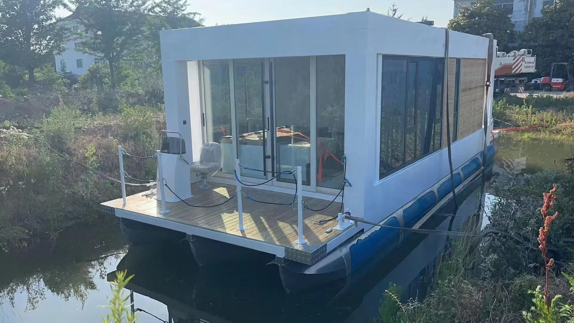 Aluminum Water Floating Barge 38ft Pontoon Boat| Alibaba.com
