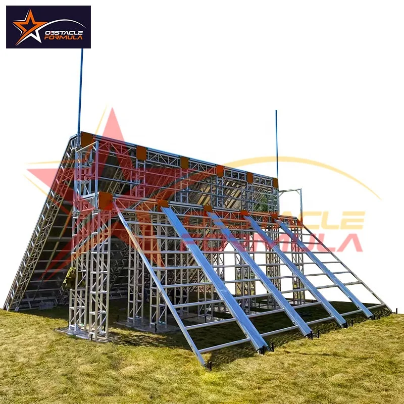 American Ninja Warrior Obstacle Course Outdoor Adult Climbing For Race ...