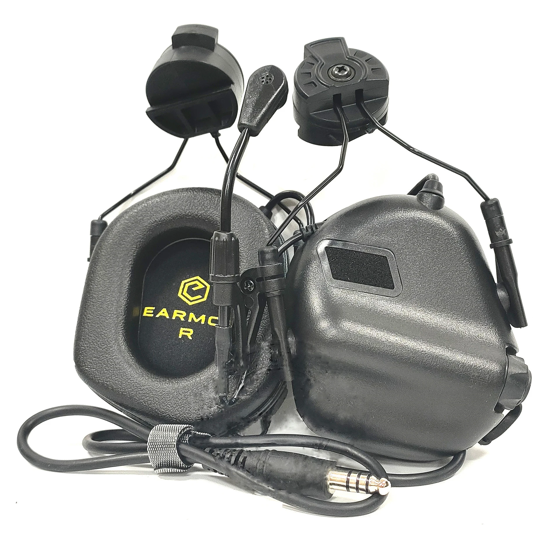 Yakeda Fast Helmet Headband Tactical Earphone - Noise Cancelling