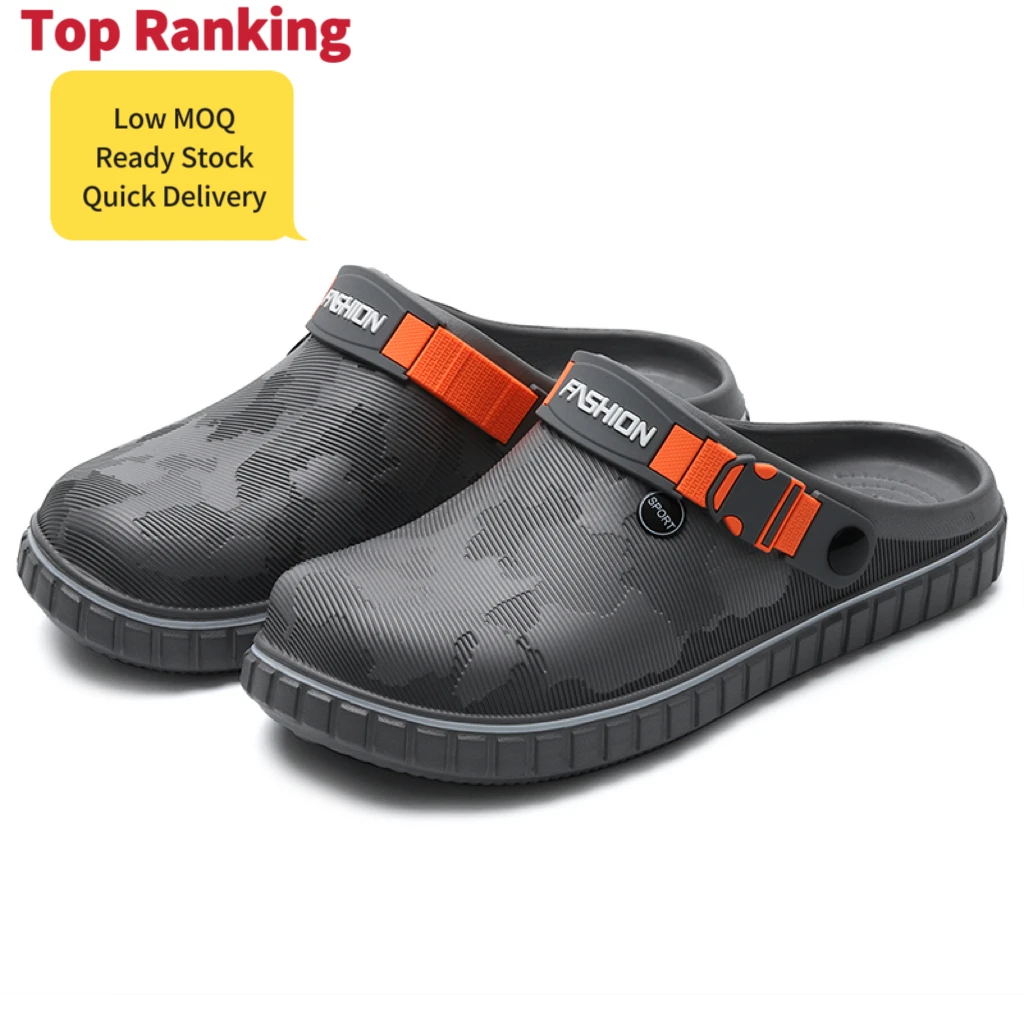 Summer Lightweight Platform Men's Clogs,Non-slip Waterproof Adjustable ...