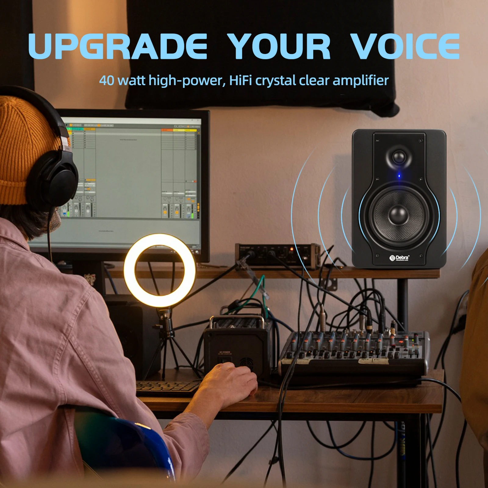 DX5A Professional Audio Sound System - Studio Monitor Speakers