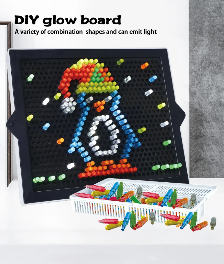 Chengji Educational Toy - 296PCS Creative Nail DIY Puzzle