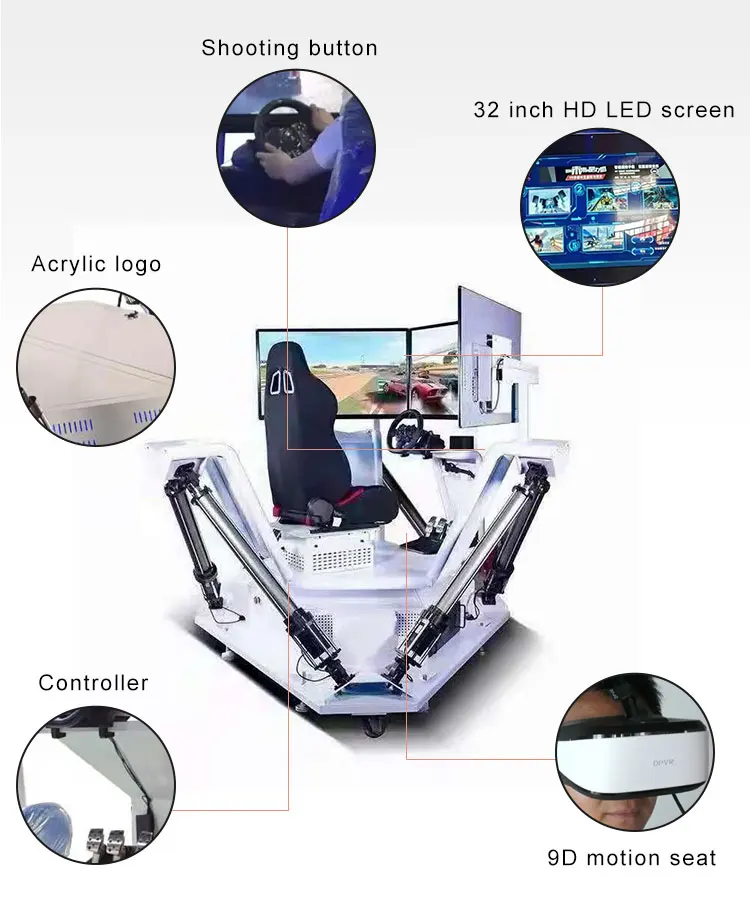 Vr Car Racing Driving Simulator Vietnam Training Simulator 9d Virtual ...