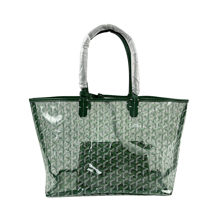 High Quality Large Waterproof Clear Pvc Transparent Tote Shopping Bag ...