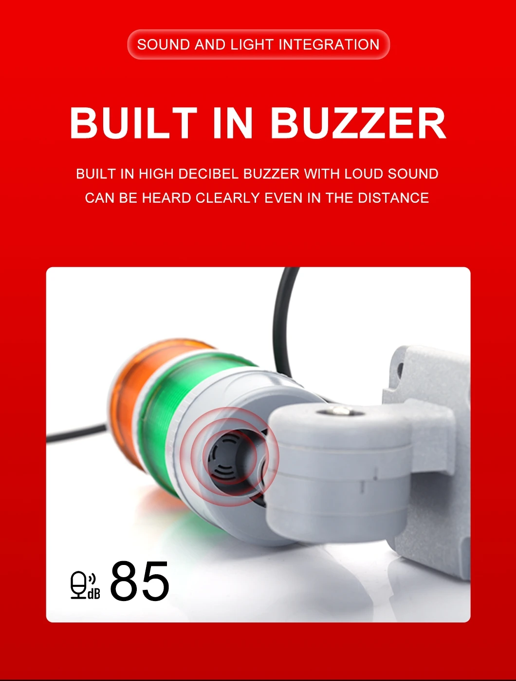 50mm Stack Lamp Industrial LED Signal Tower Alarm Caution Light Tower ...