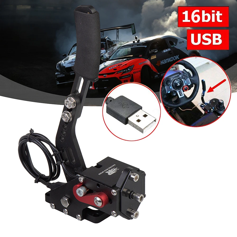 Logitech Brake System 16bit Hall Sensor USB Handbrake Sim