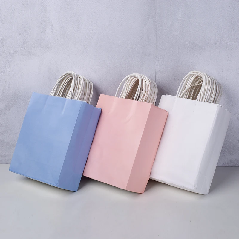 Personalized Customized Colorful Paper Bag Shopping Tote Bag Eco ...