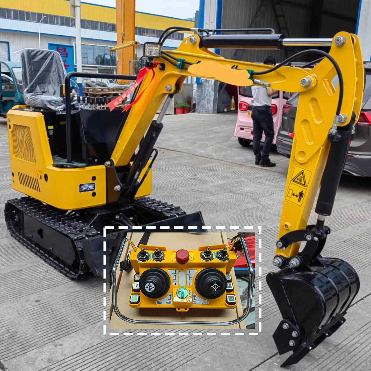 Hydraulic Crawler Remote Control Best Price Bagger Small Mini Excavator ...