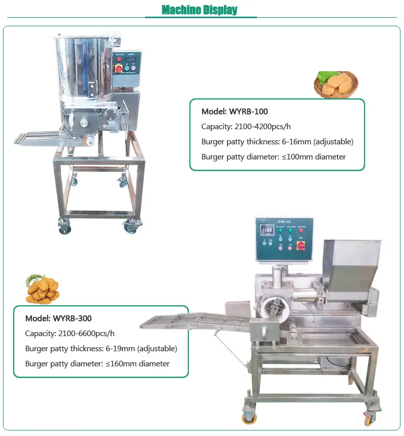Automatic Hamburger Fish Patty Forming Machine for Export