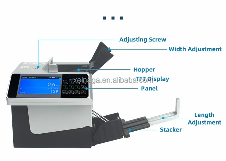 Portable Bill Counting Machine - Chargeable & Multi Currency