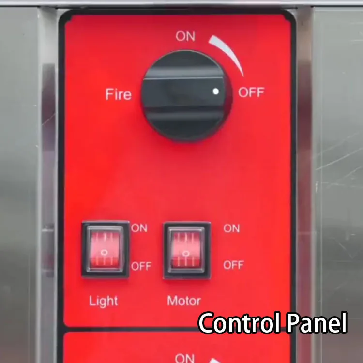 Vigevr Commercial Gas Roster Rotisserie Grill - Energy Saving