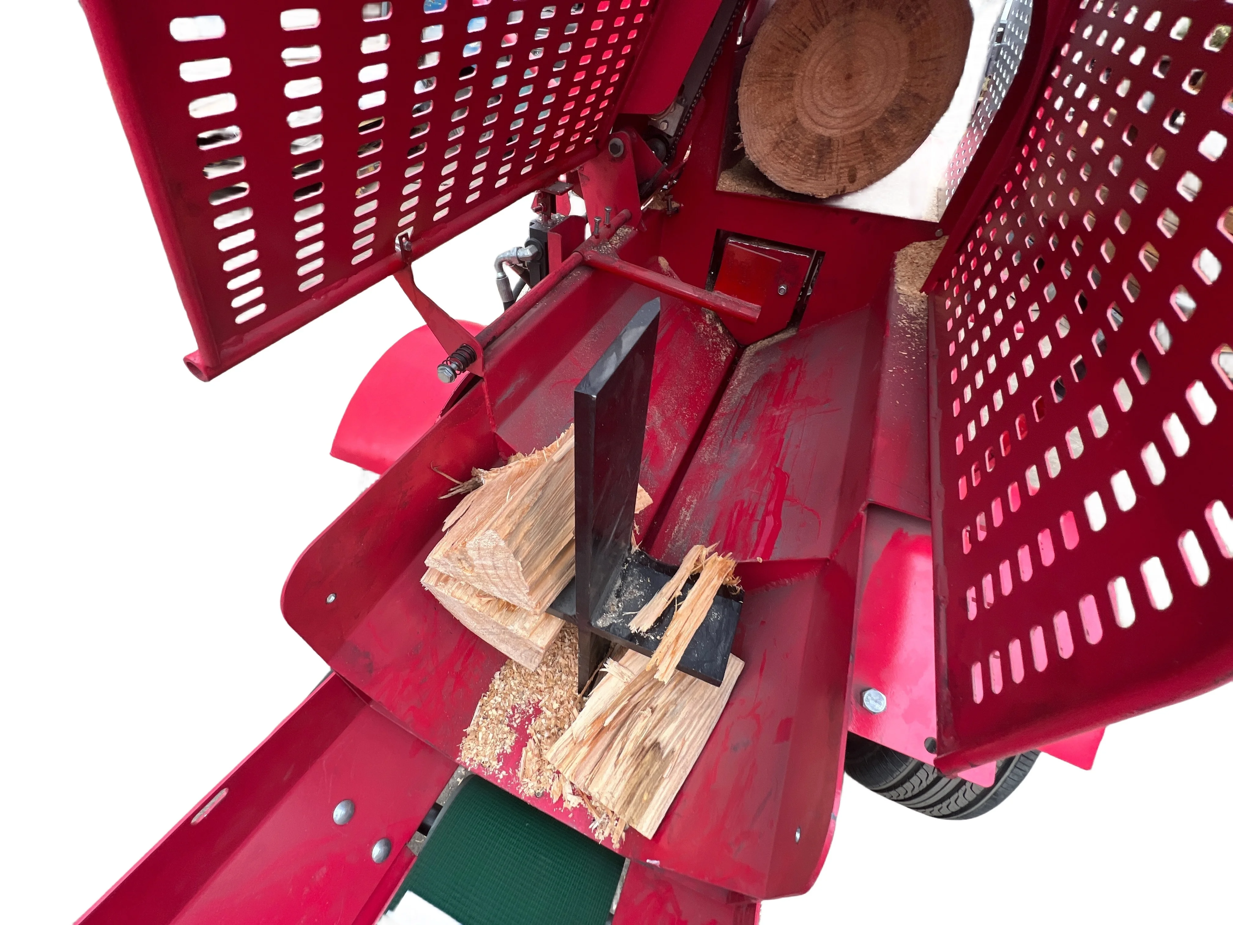 Firewood Processor 350mm Log Wood / Towable Firewood Processor / Mobile ...