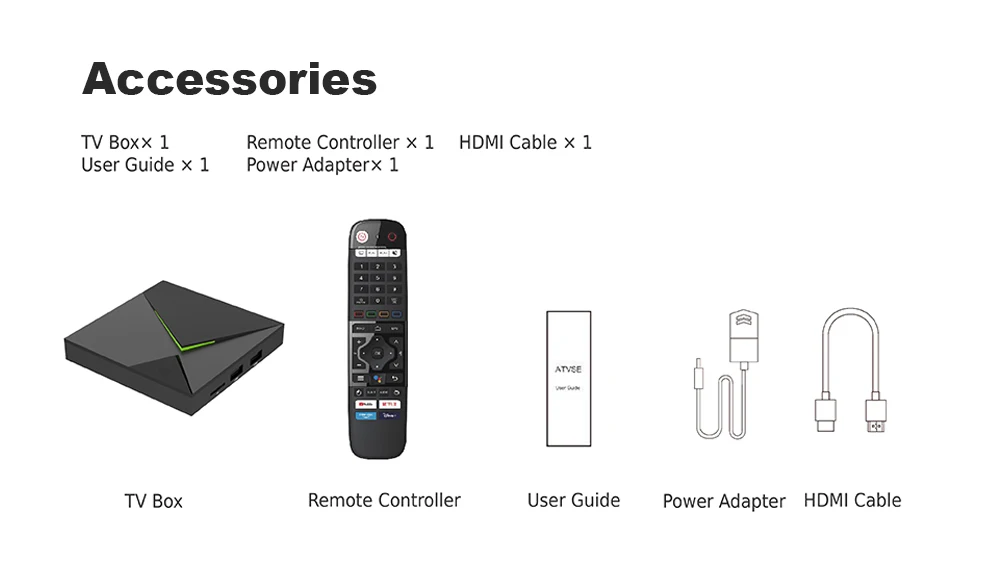 BOXPUT Q11 Android 11 TV BOX Amlogic S905X4 Quad-Core BT Voice Remote ...