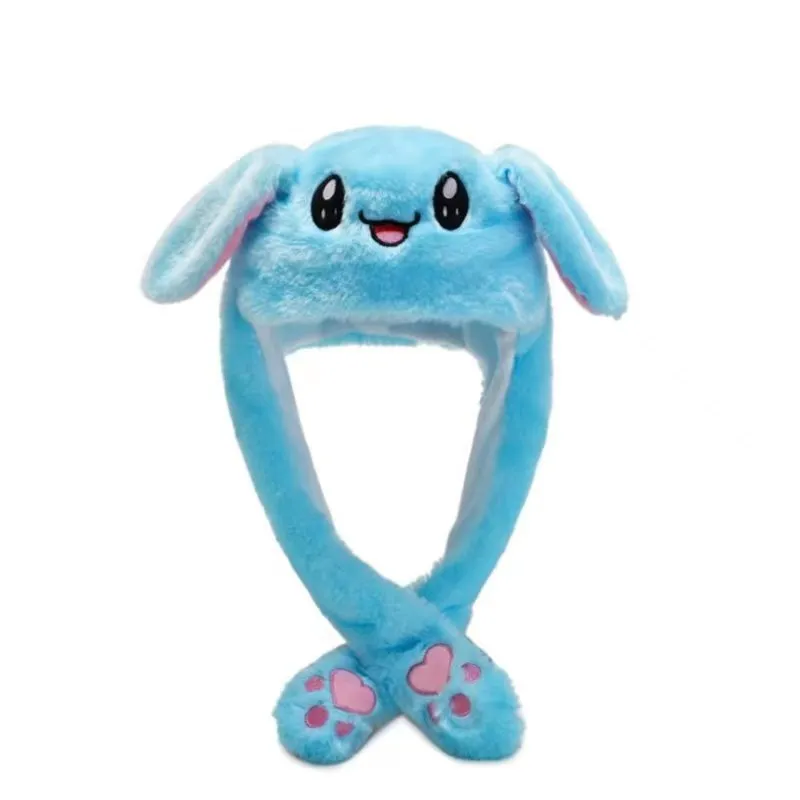 TY Cute Cartoon Party Hats Pinched Ears Glowing Music Moving Rabbit Hat ...