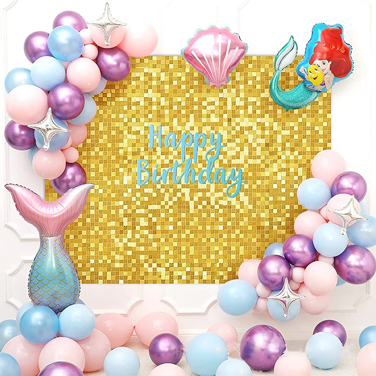 Black Shimmer Wall Backdrop Shimmer Sequin Wall Panels Green Shimmer ...