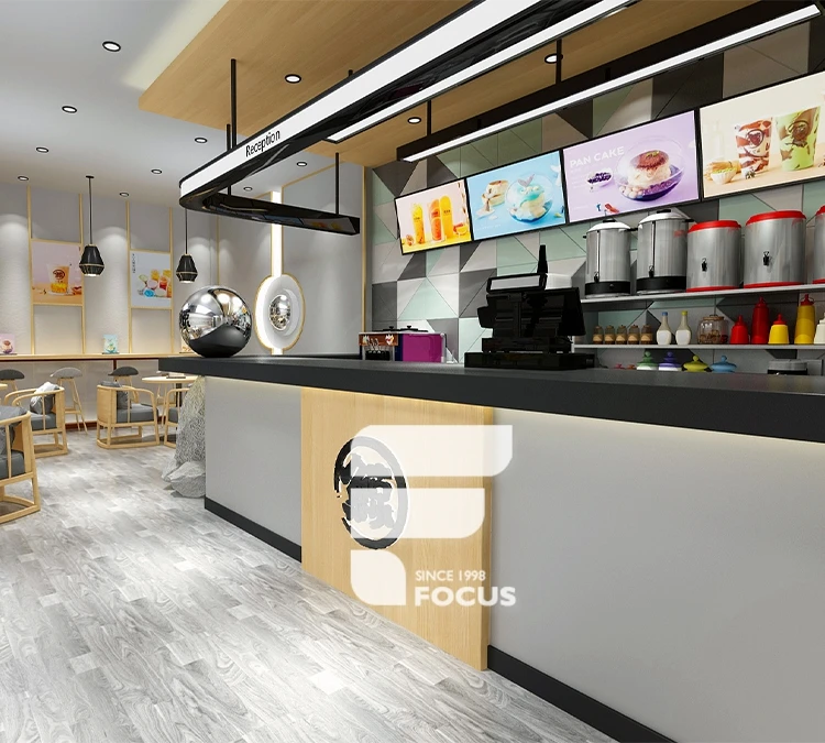 Low Budget Milk Tea Counter Design for Bubble Tea Shop