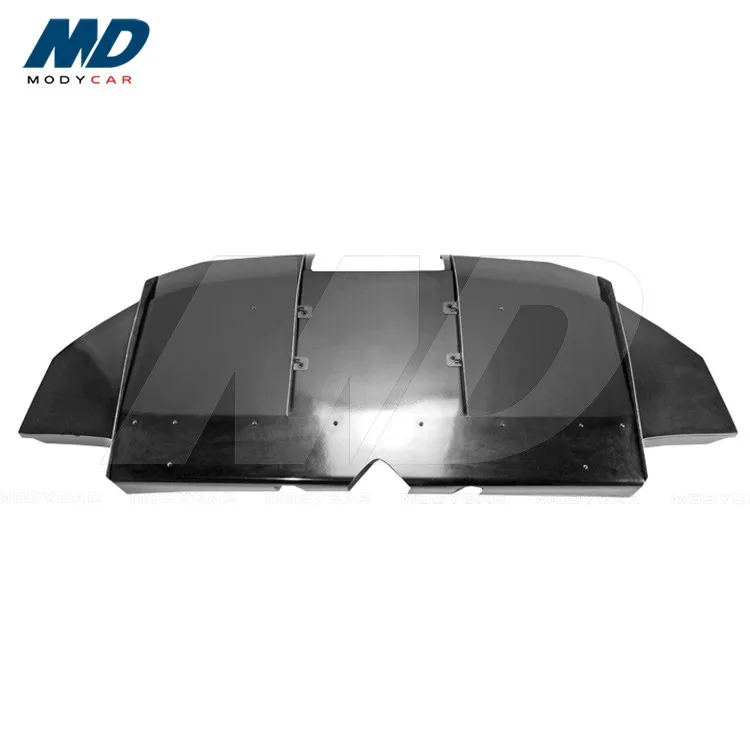 Var Style Carbon Fiber Rear Diffuser For 2018-2021 Honda Civic Type-r ...