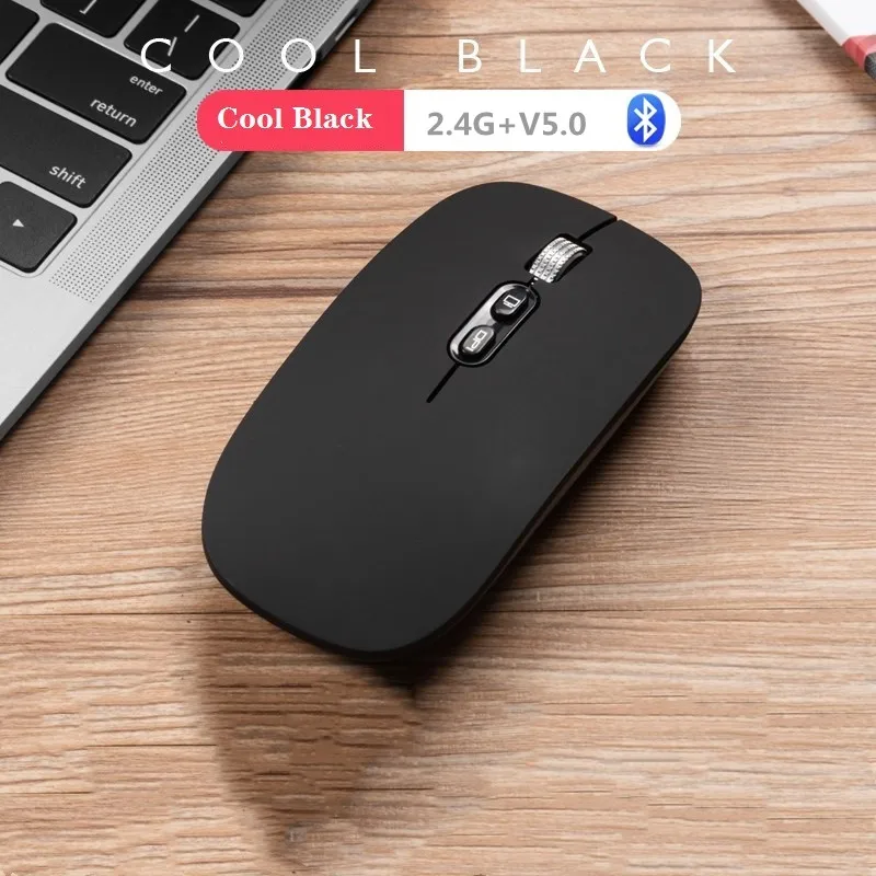 M103 Rechargeable Ergonomic Dual Model V5.0 Mouse 2.4g Wireless Girl ...