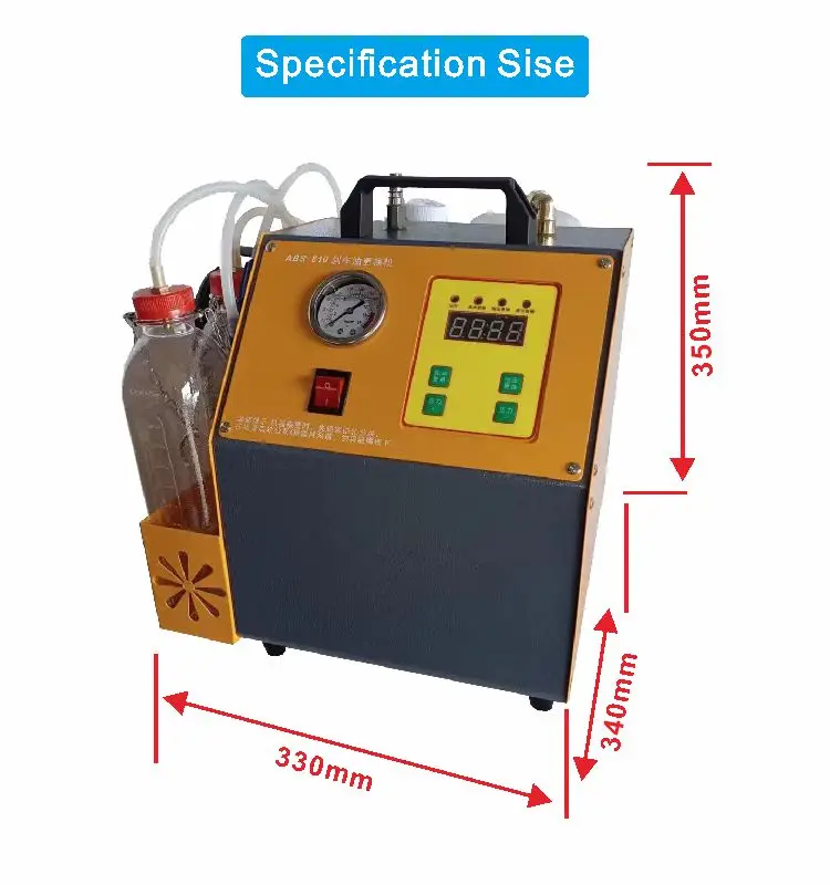 Portable 110V Car Care Brake Fluid Bleeder ABS 810 Four Pumps Fast ...