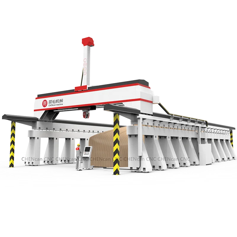 Large 5 Axis CNC Machine for Foam and Fiberglass Boat Building - High ...