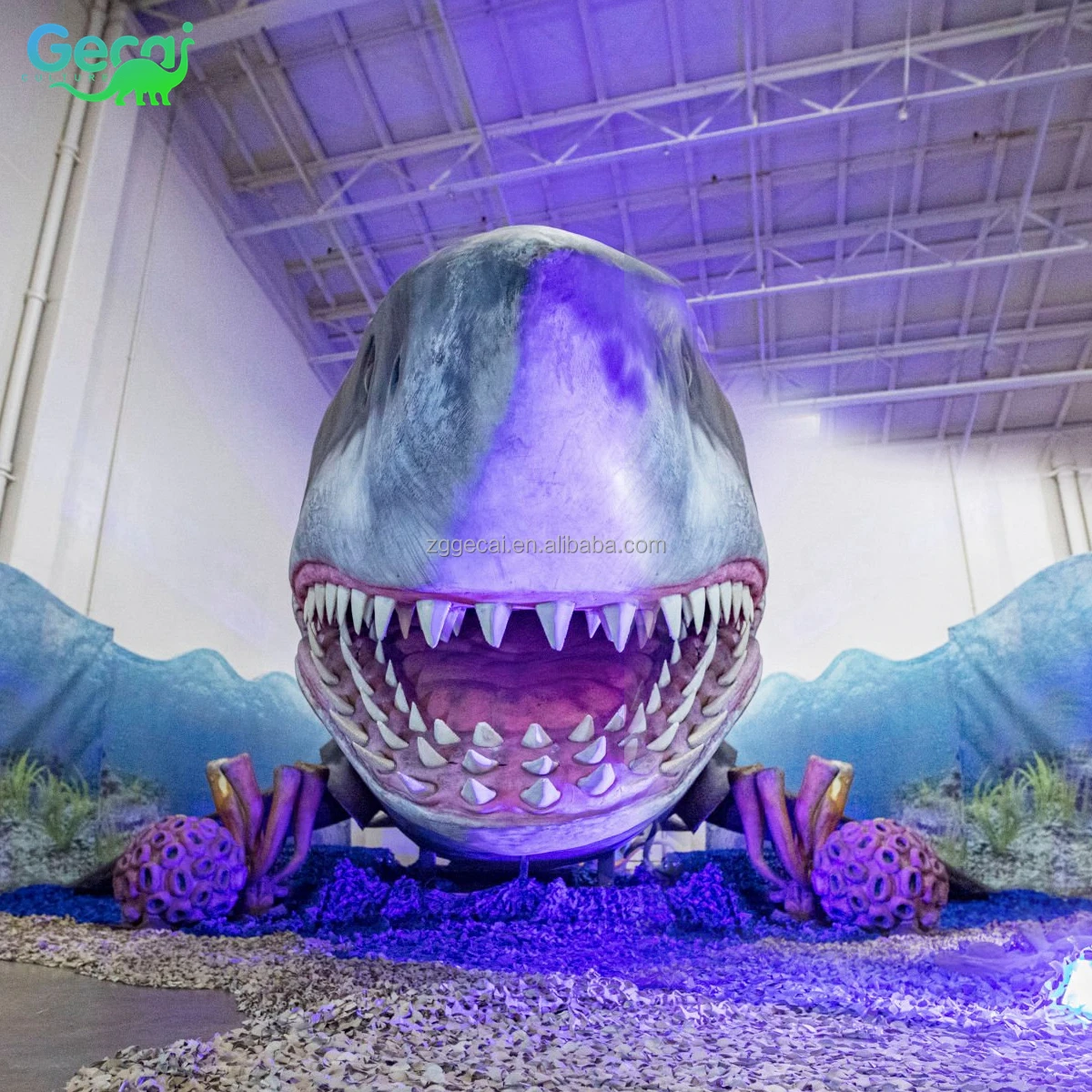 Gecai Life Size Shark - Realistic Animatronic Mechanical Animal