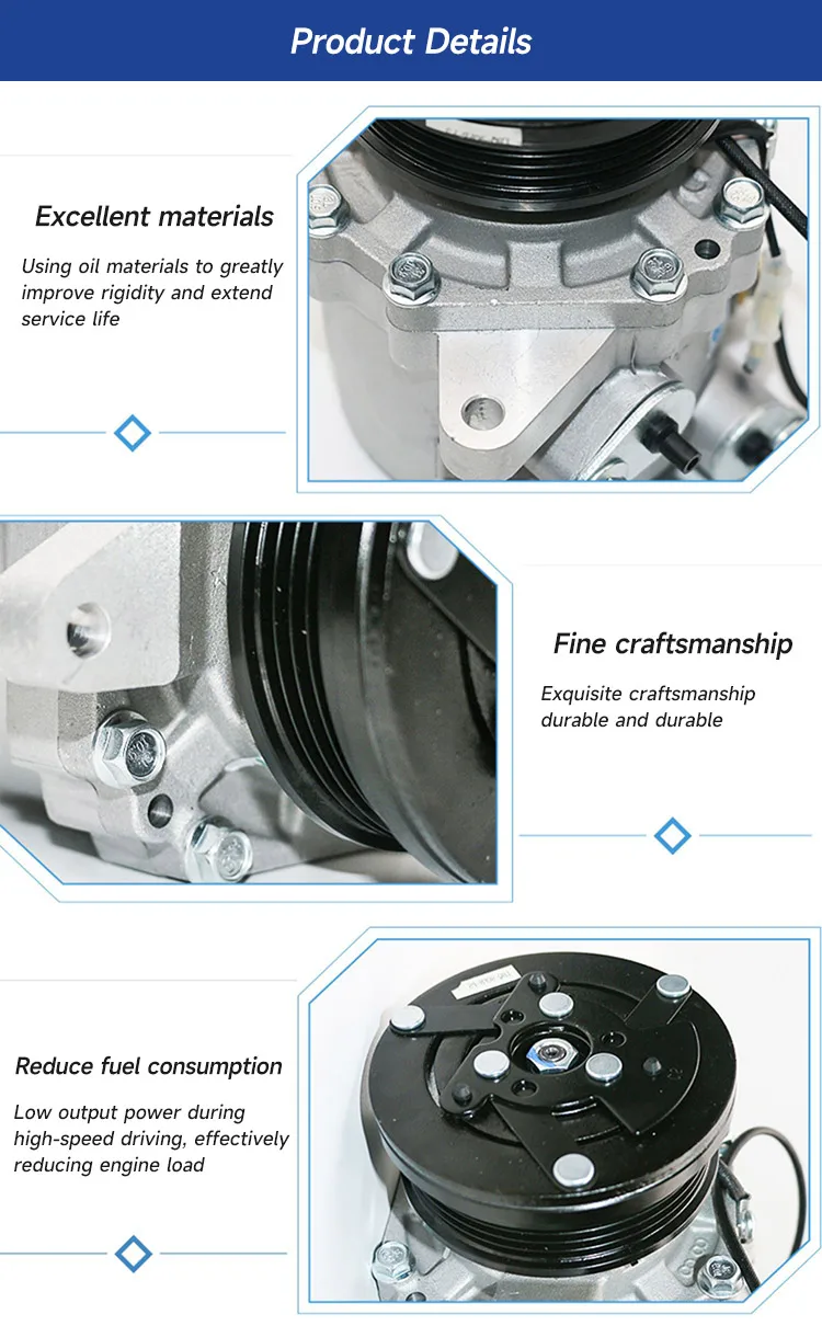 Electric Car Air Conditioner Compressor 12V for BMW