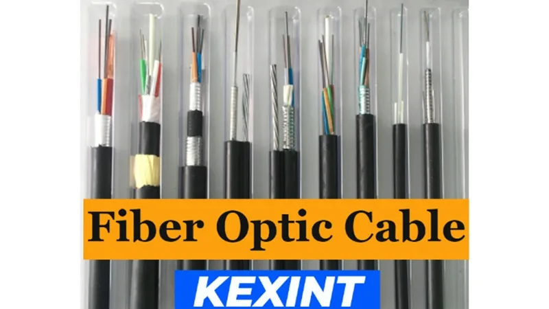 Kexint Asu Gyffy 1 To 24 Core Hybrid Fiber Power Cable 2 Frp Self-supporting Fiber Optic Cable ...