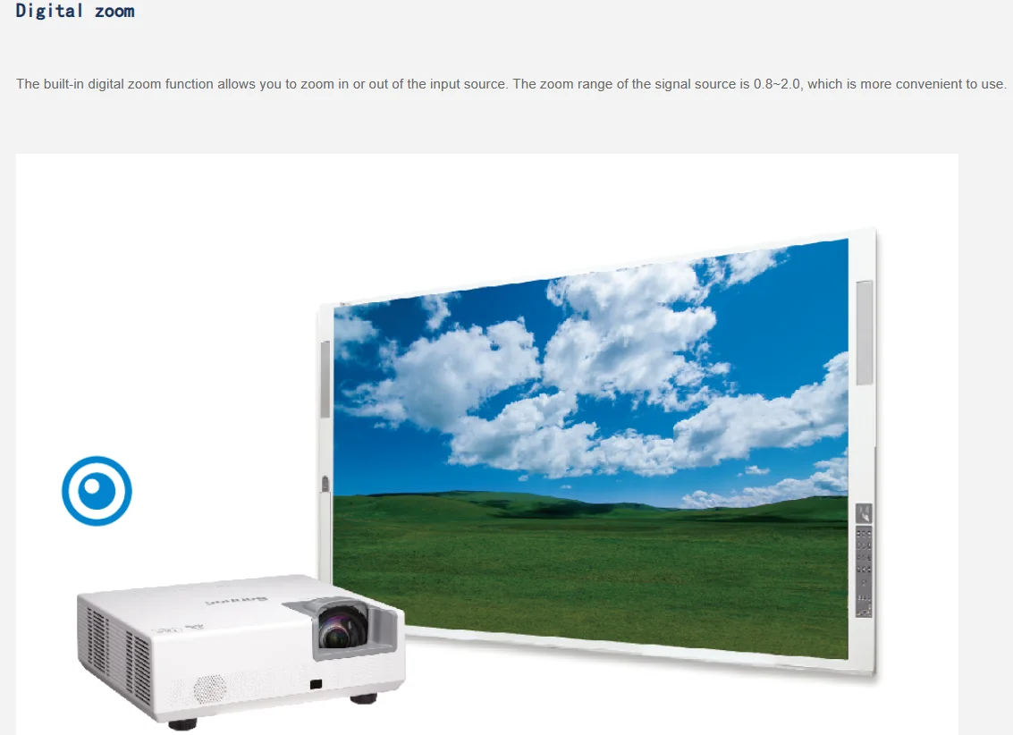 Blue Laser Engineering Projector Short Throw 3500 Lumens Wxga (1280x800 ...