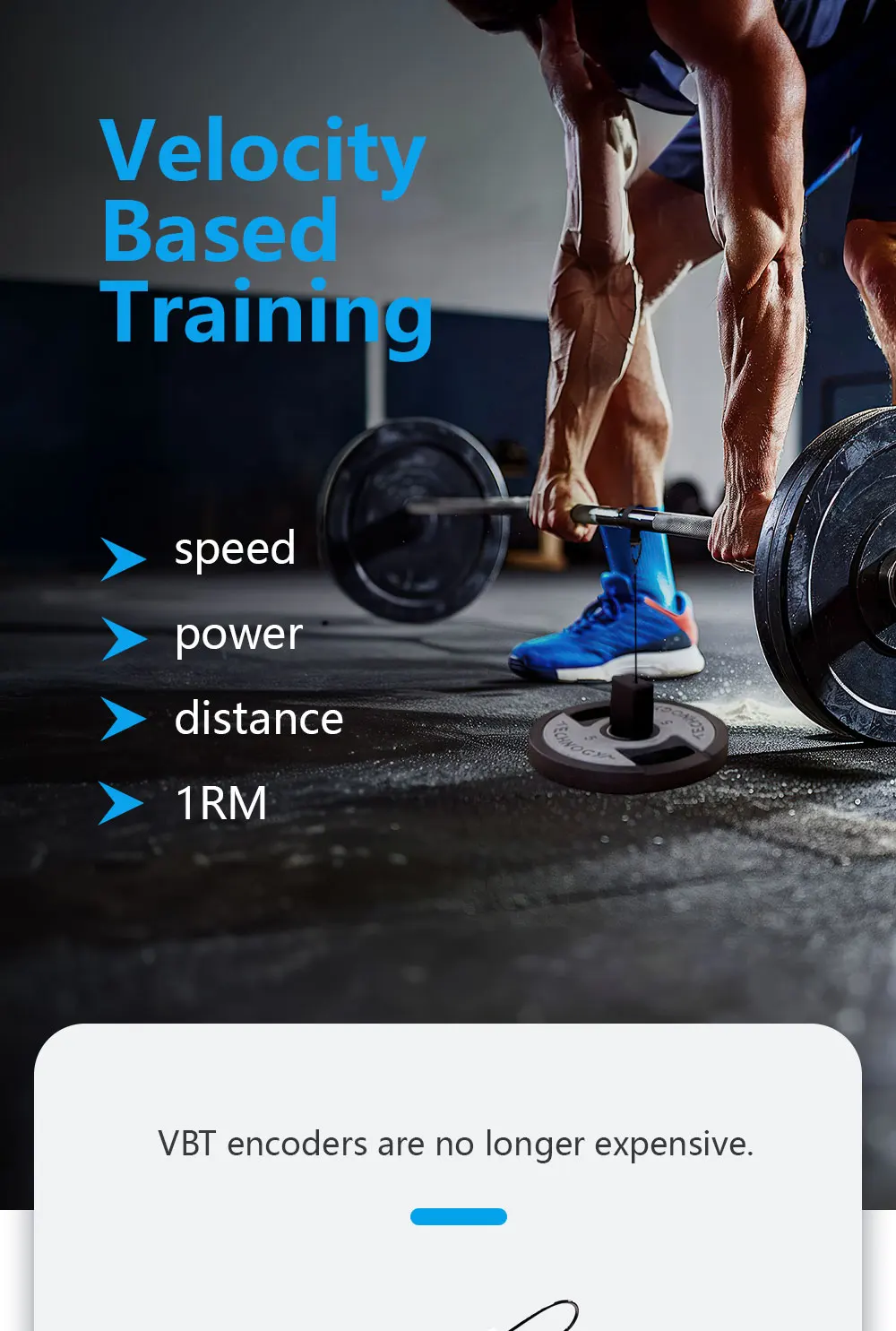 VBT Rubik's Cube Linear Encoder Rope for Strength Training