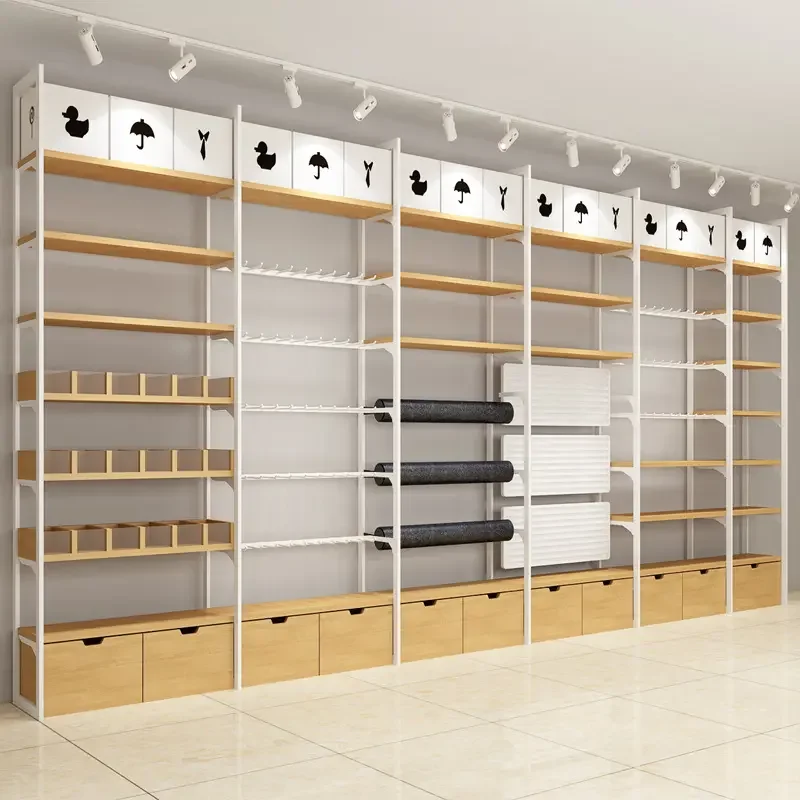 Adjustable Mini Supermarket Gondola Shelving | Retail Display Rack with ...