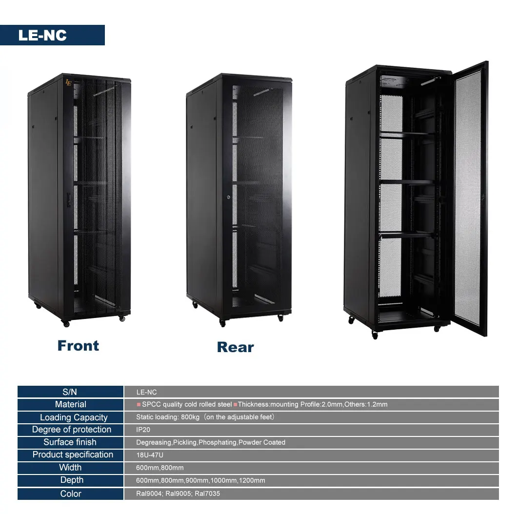 Cybersecurity Server Rack 42U 19 Inch Computer Server Cabinet 600mm ...