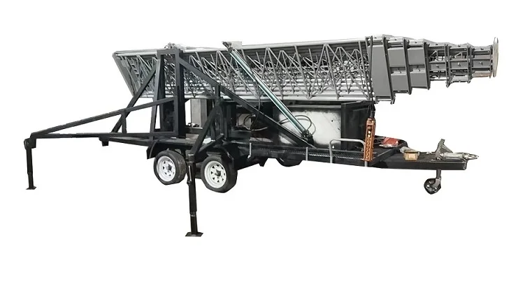 75-foot Galvanized Steel Telecommunication Telescoping Tower
