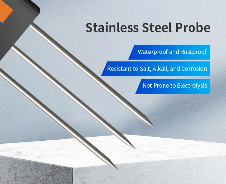 Soil Temperature and Moisture Sensor Meter Wired and Wireless RS485 4G ...