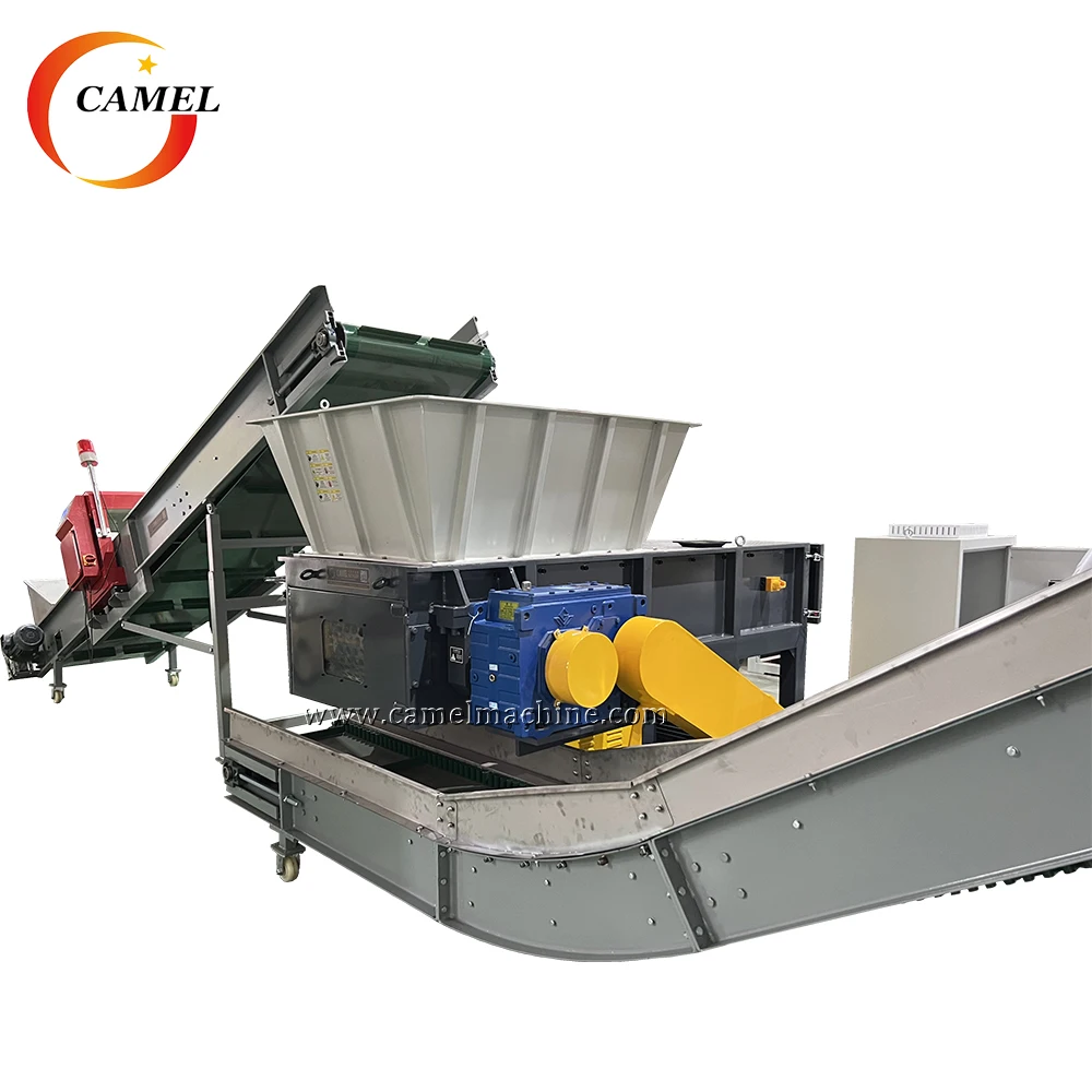 Wood Pallet HDPE PP Pallet Shredder - Rigid Plastic Blocks